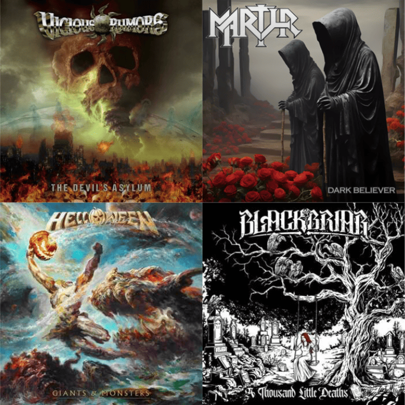 AUGUST 2025 NEW RELEASES CALENDAR - Metal Domain